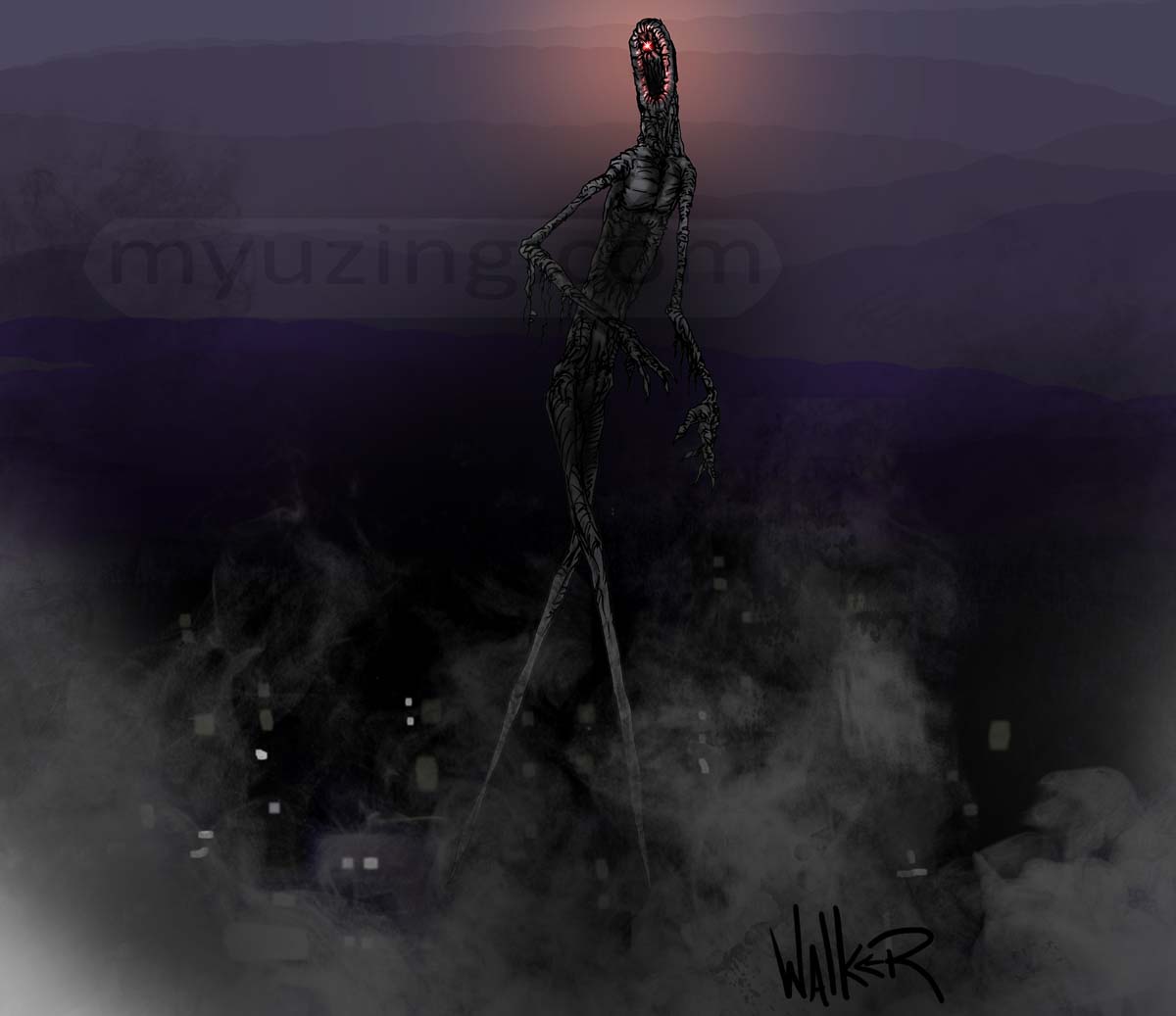 Nightwalker | Other Toons by M.L. Walker | Myuzing